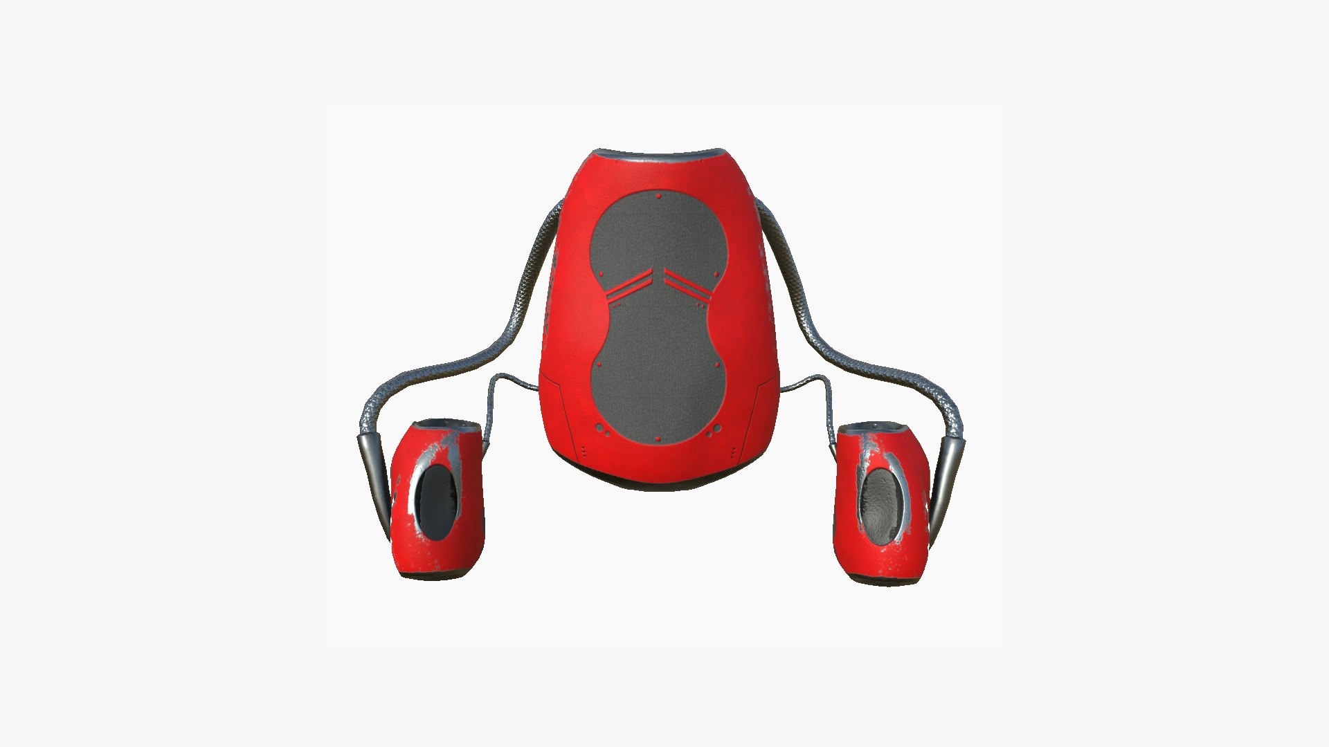 3D Jetpack I04 Red Black - SciFi Character Design Model - TurboSquid ...
