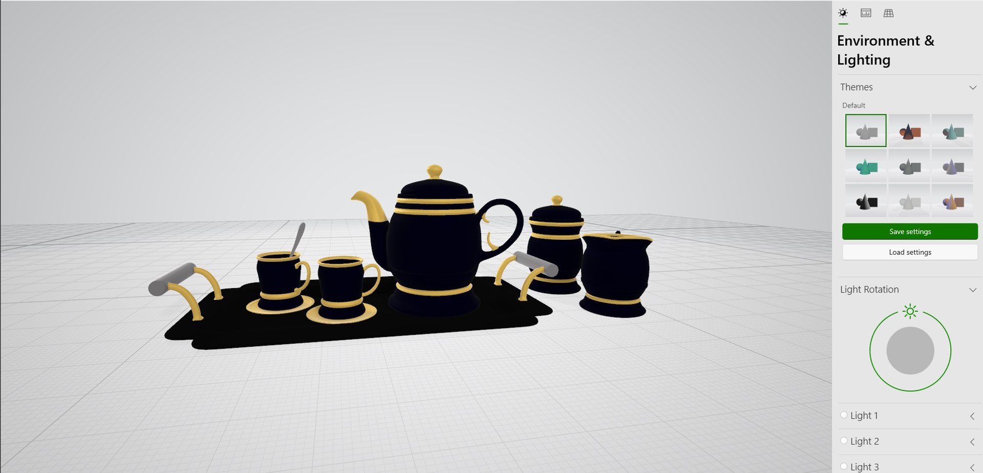 3D Tea Set 1 - TurboSquid 2340937