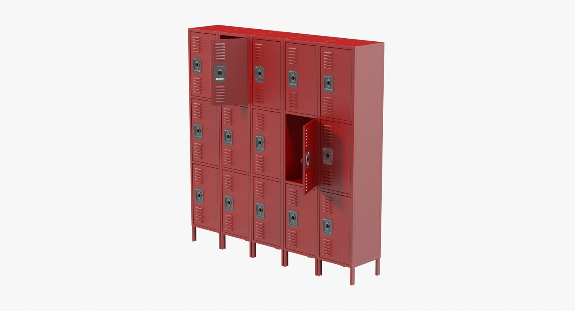 3D Personal Lockers - TurboSquid 1423771