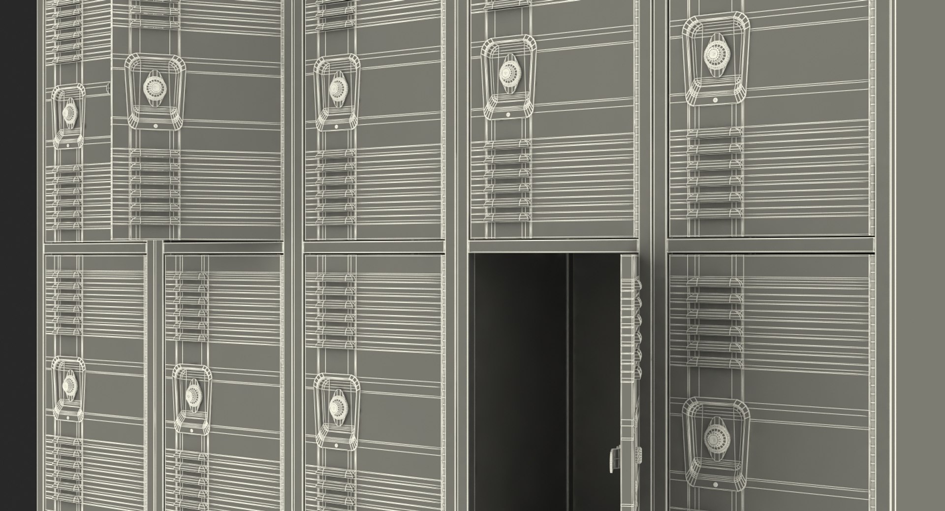 3D Personal Lockers - TurboSquid 1423771