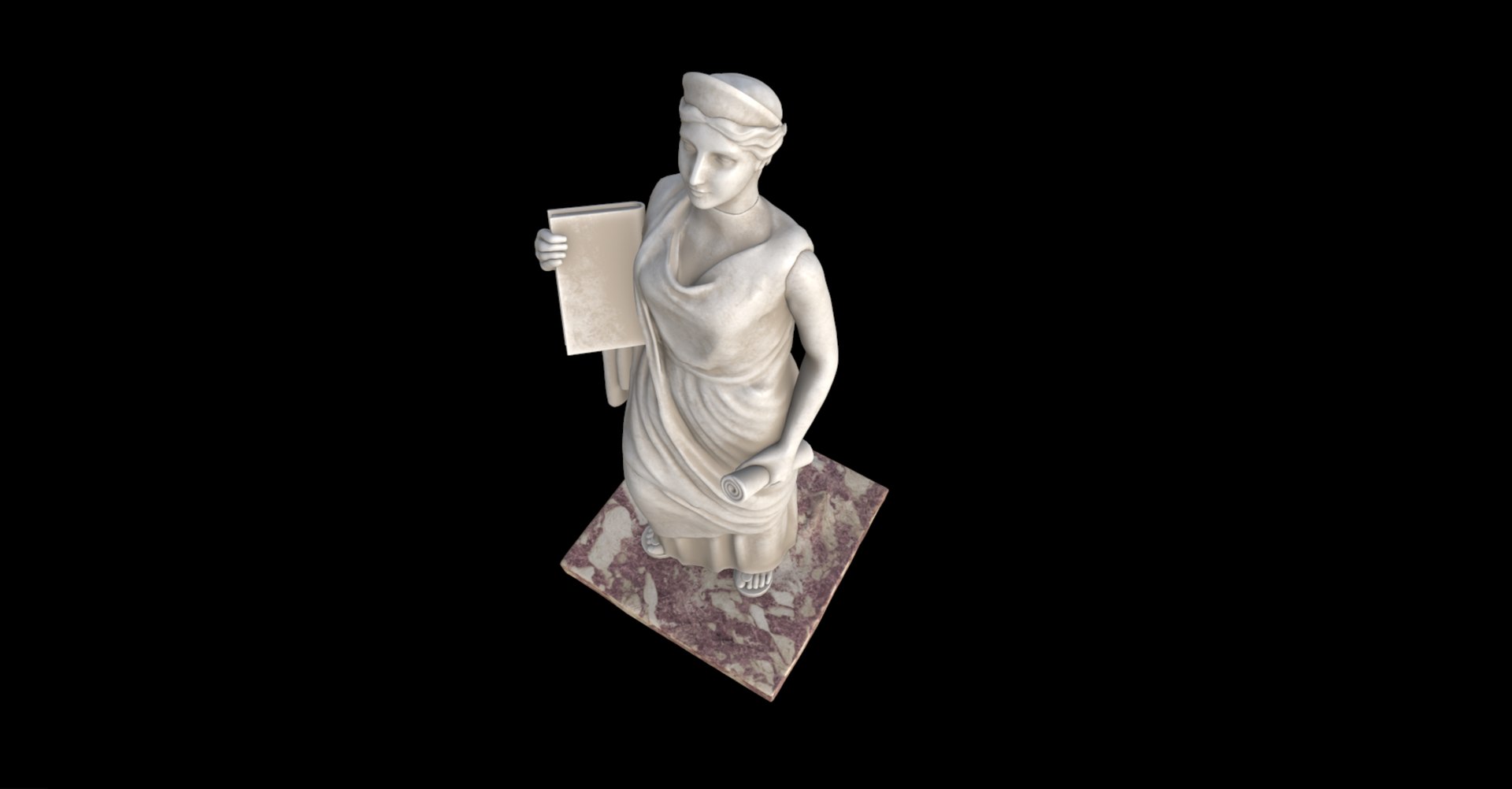 3D Model Women Stone Statue - TurboSquid 2275946