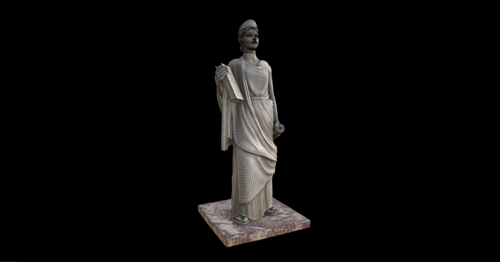 3D Model Women Stone Statue - TurboSquid 2275946
