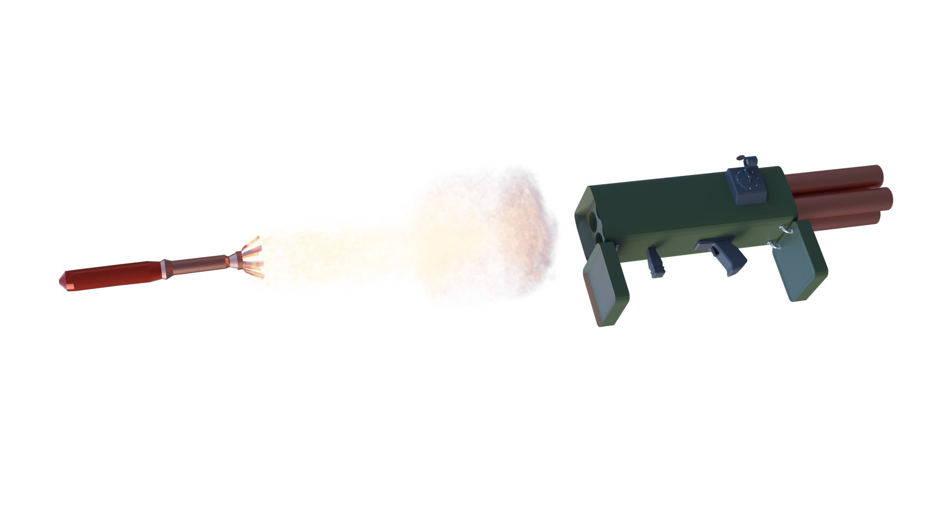 M202 Flash Rocket Launcher 3D Model - TurboSquid 1908006