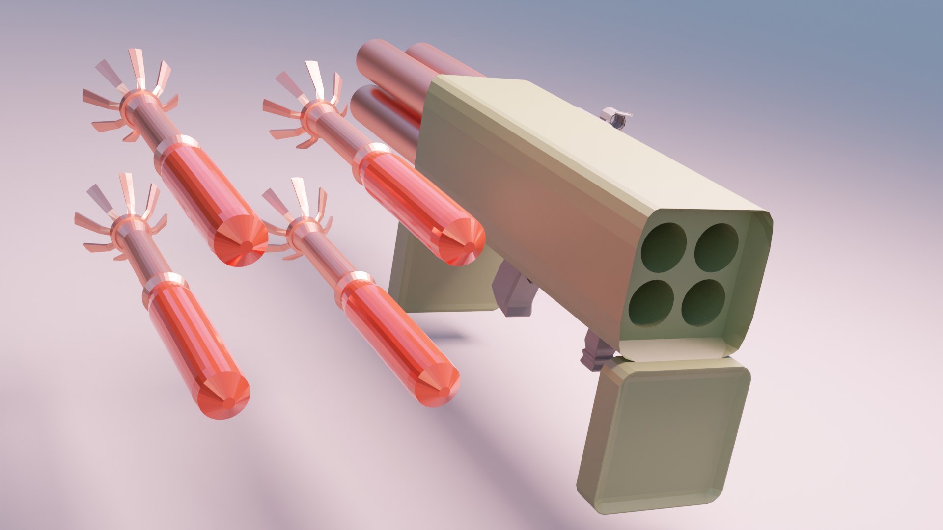 M202 Flash Rocket Launcher 3D Model - TurboSquid 1908006