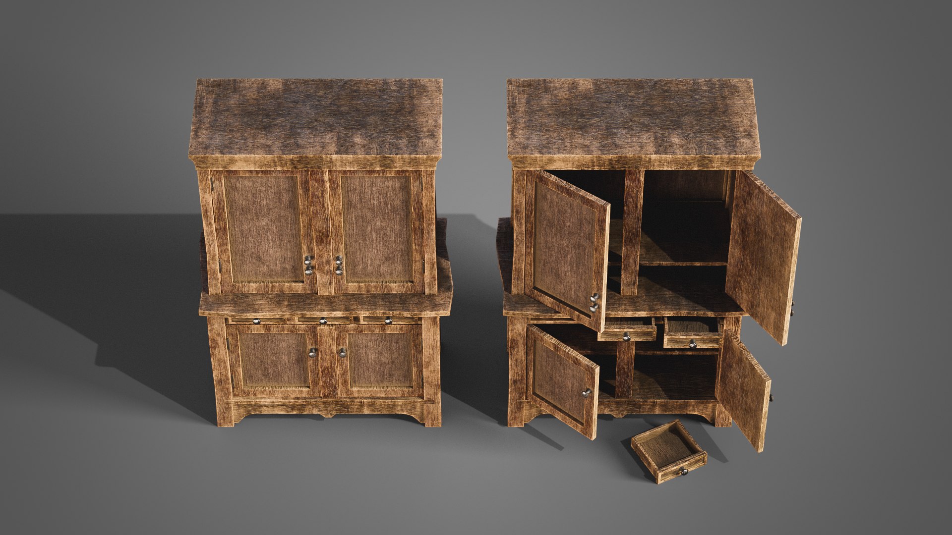 Wardrobe Cabinet 3D Model - TurboSquid 2019299