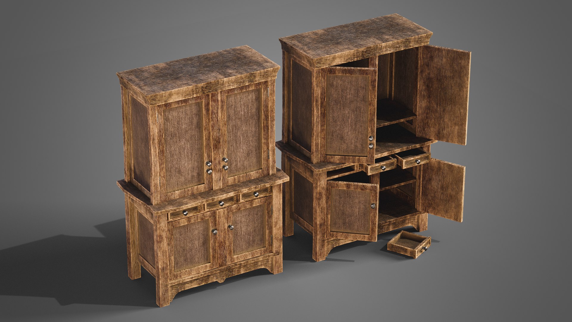 Wardrobe Cabinet 3D Model - TurboSquid 2019299