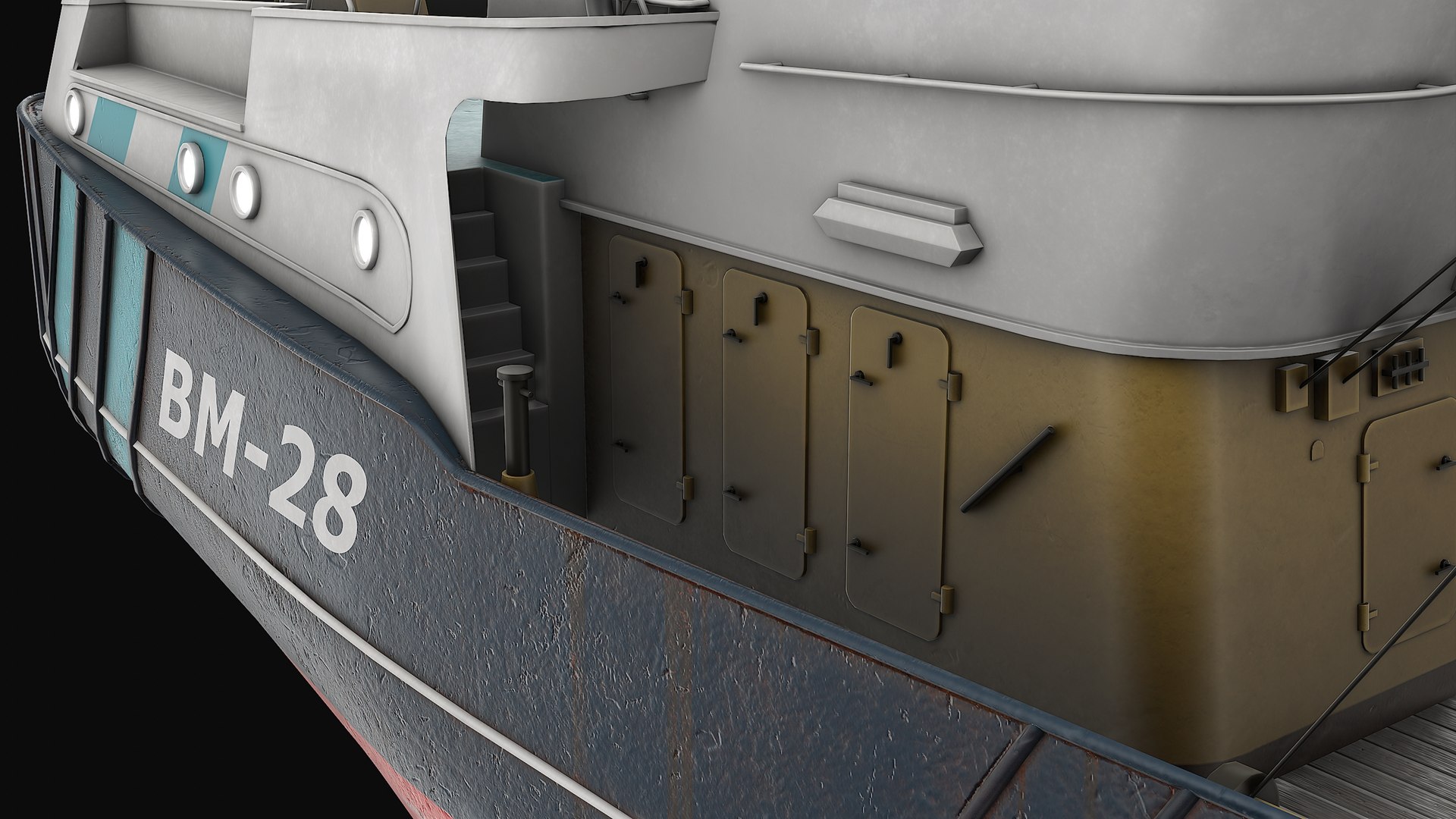 3D Beam Trawler Sea Lady - TurboSquid 2322485