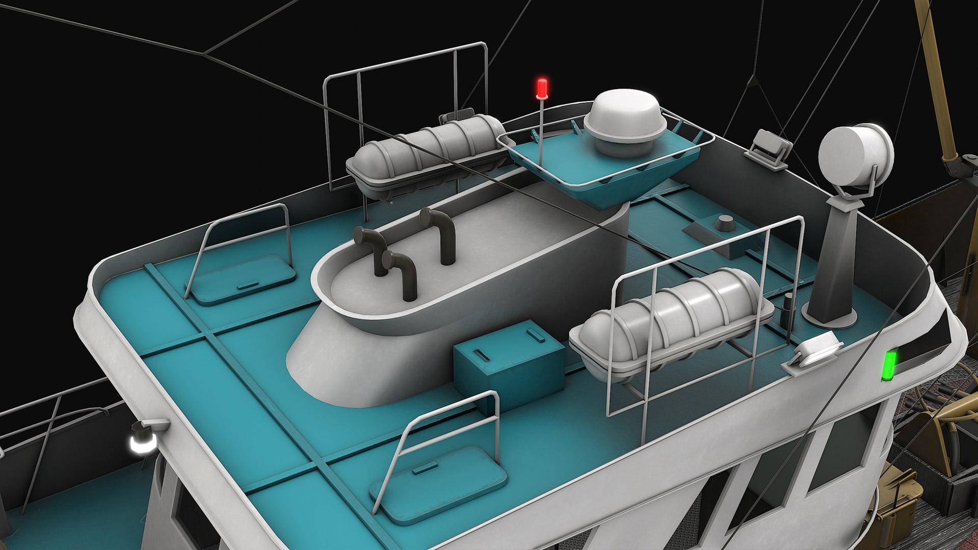 3D Beam Trawler Sea Lady - TurboSquid 2322485