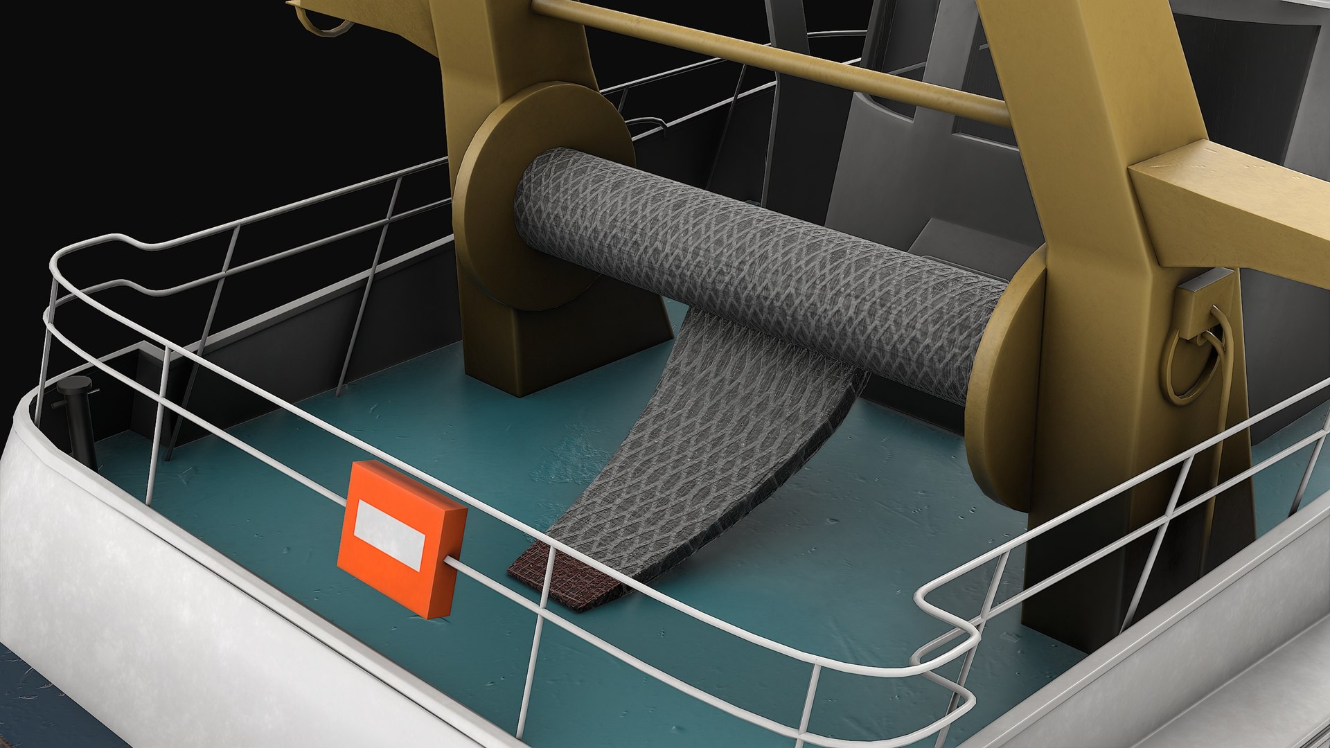 3D Beam Trawler Sea Lady - TurboSquid 2322485