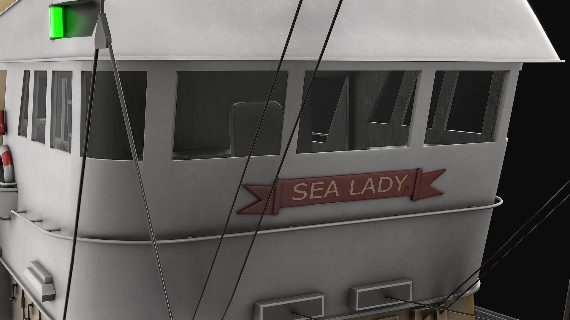 3D Beam Trawler Sea Lady - TurboSquid 2322485