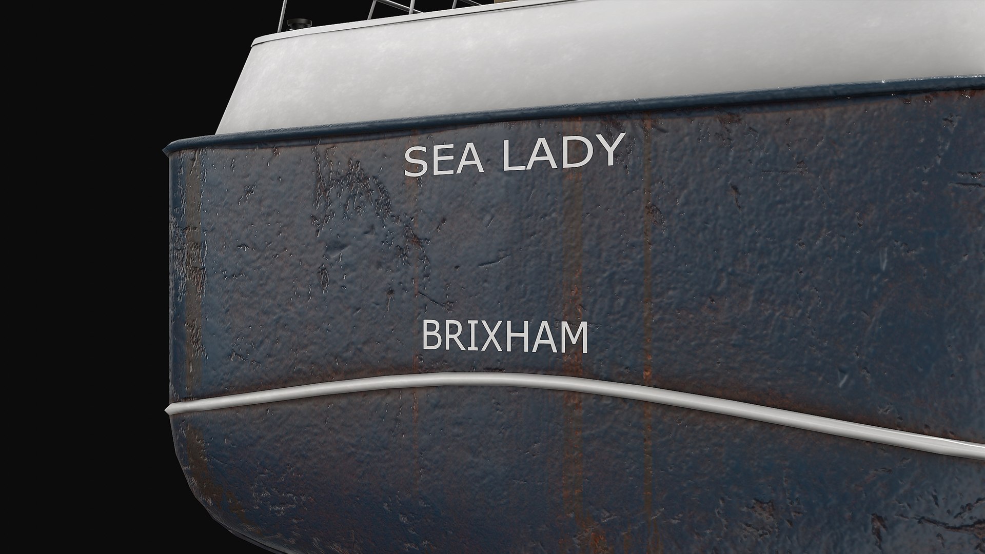 3D Beam Trawler Sea Lady - TurboSquid 2322485