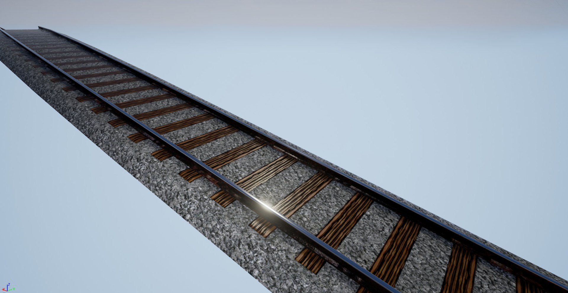 Segment Spline Railroad Obj Free