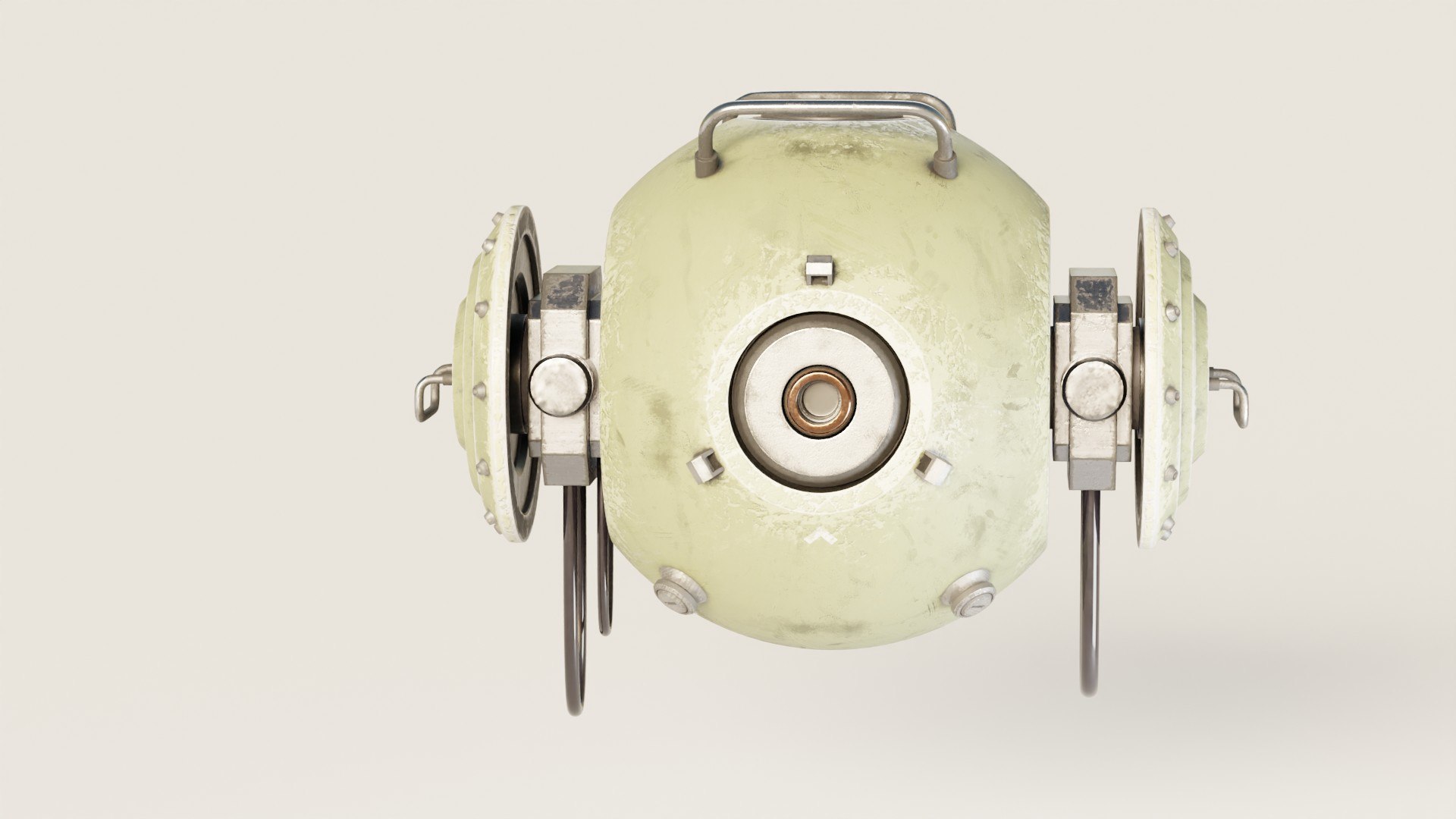 Spherical Robot With Turret 3D Model - TurboSquid 2208288
