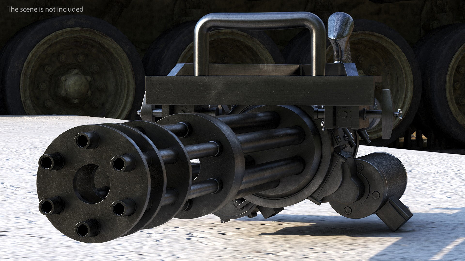 3D Vulcan Minigun - TurboSquid 2153020