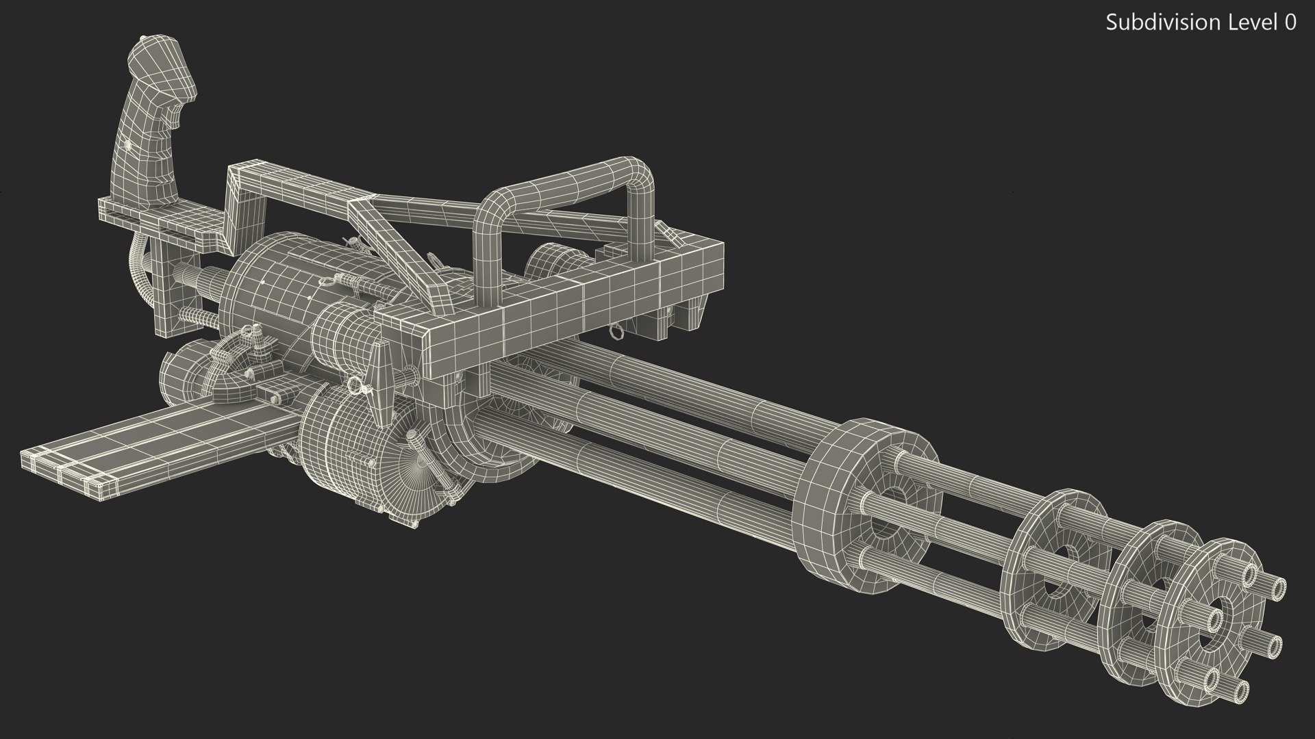 3D Vulcan Minigun - TurboSquid 2153020