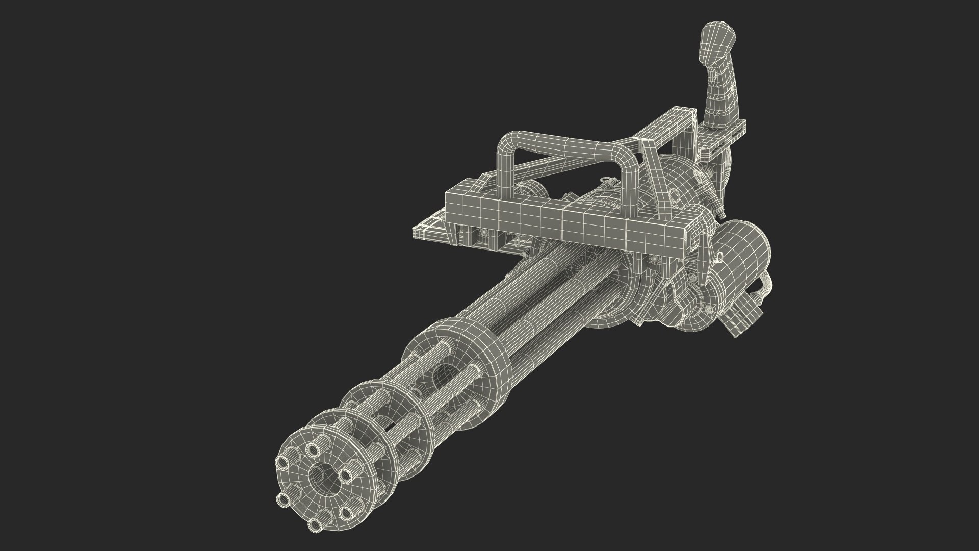 3D Vulcan Minigun - TurboSquid 2153020