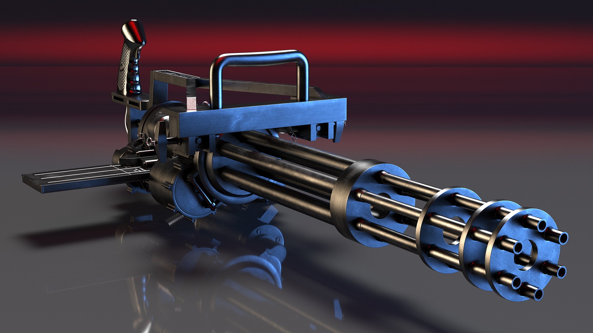 3D Vulcan Minigun - TurboSquid 2153020