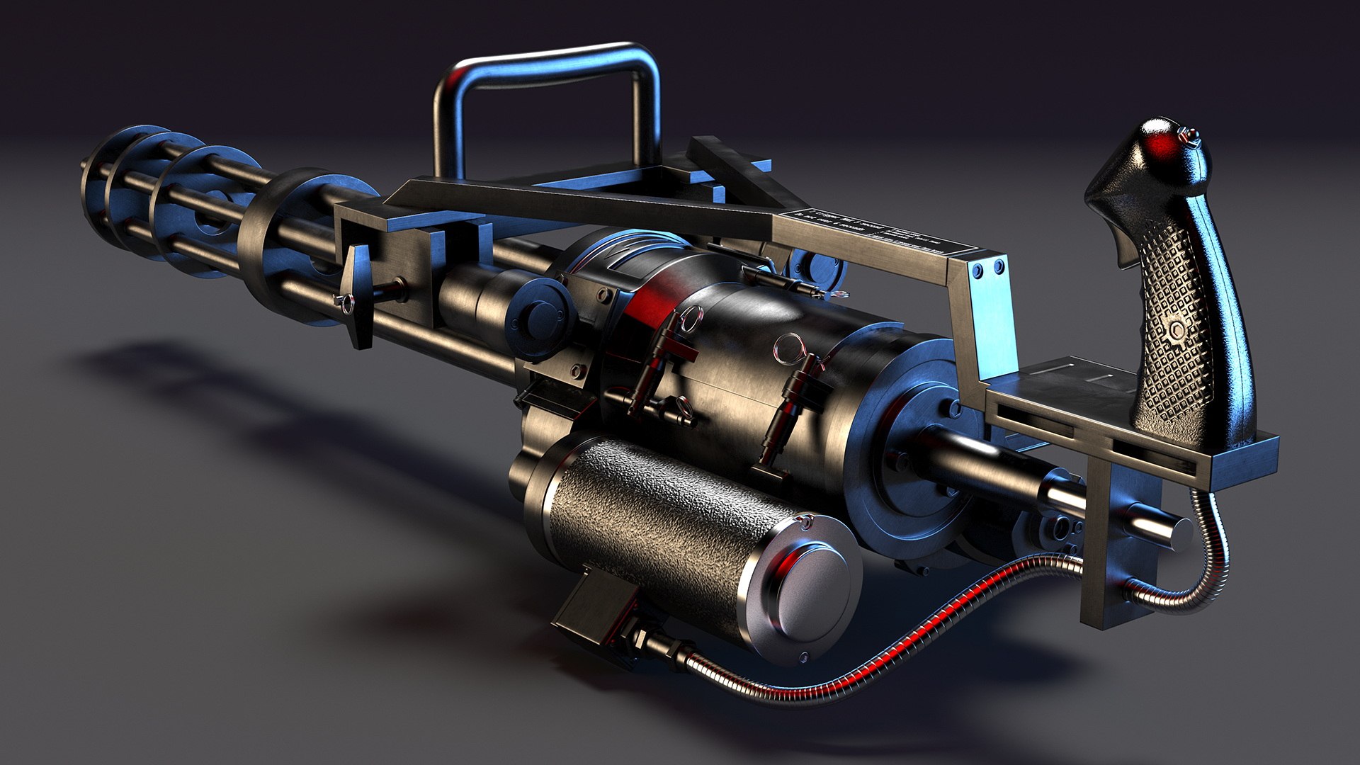 3D Vulcan Minigun - TurboSquid 2153020