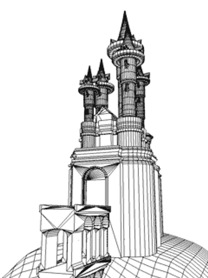 Cinema4d Fantasy Castle