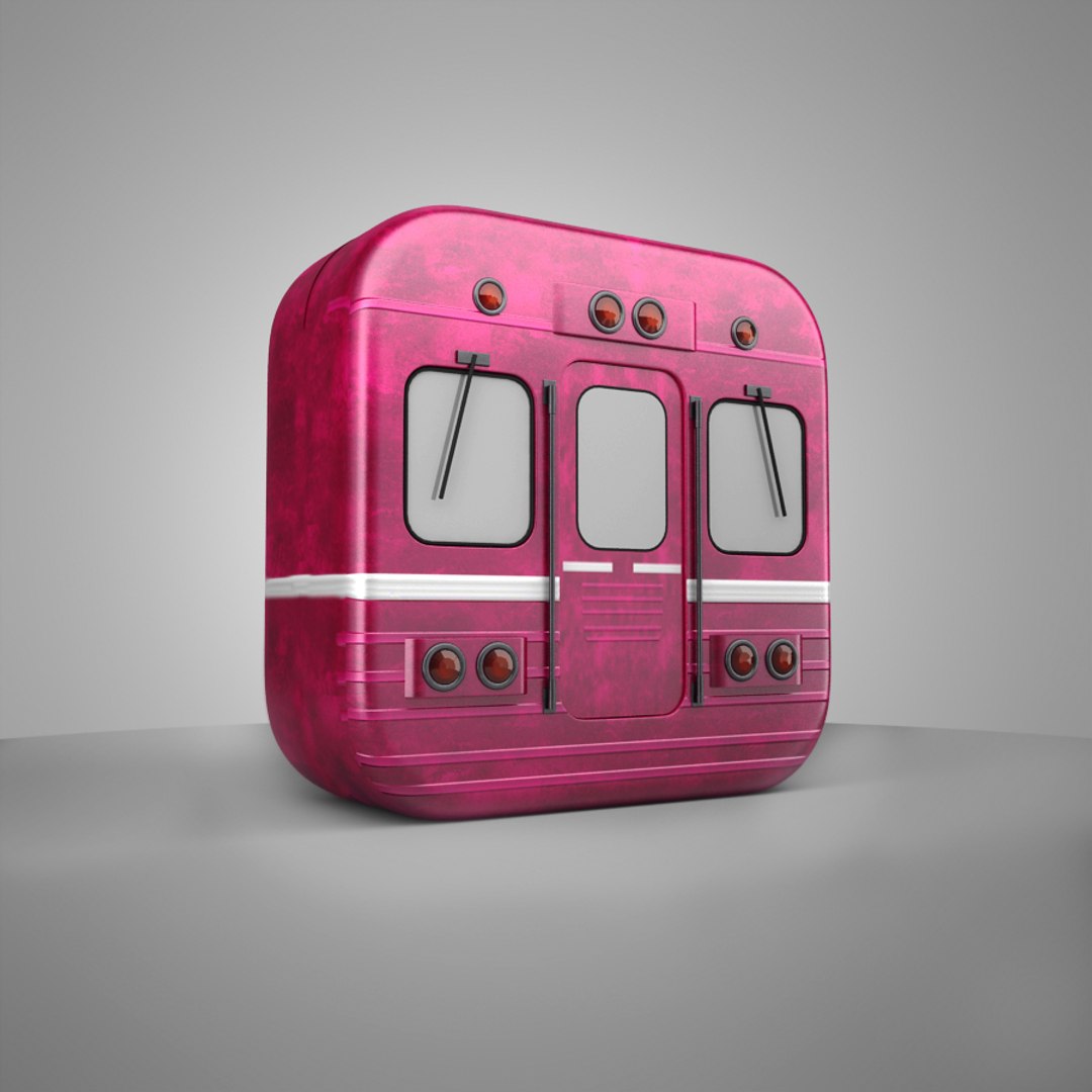 Train Icon 3d 3ds