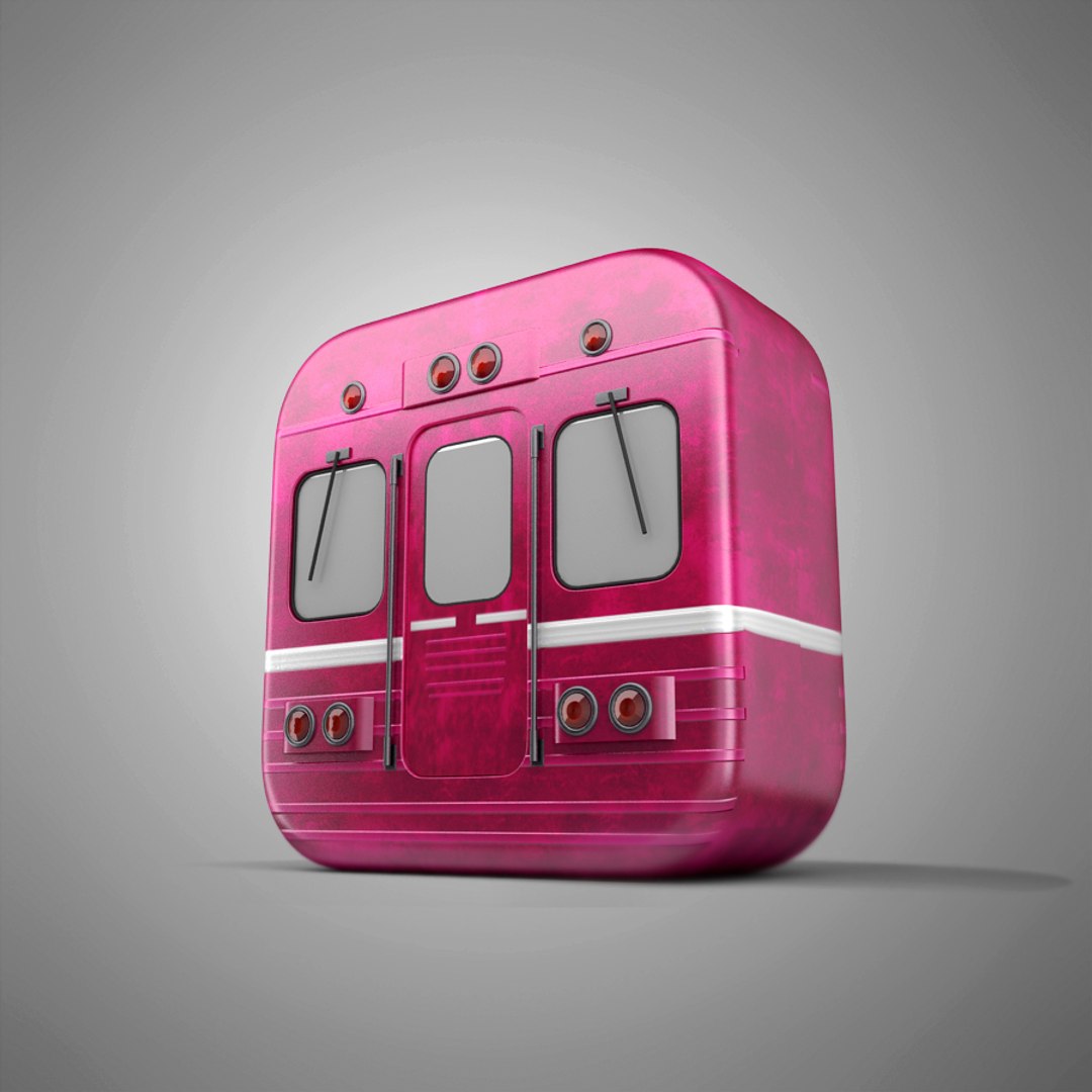 Train Icon 3d 3ds