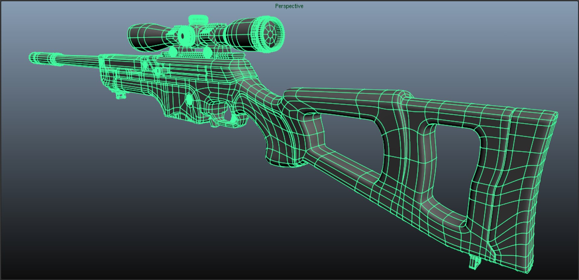 Free Sniper Rifle 3d Model