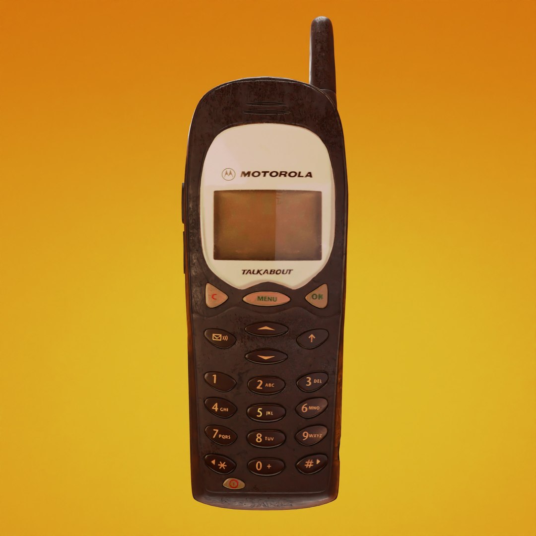 3D Motorola talkabout 2000s telephone - TurboSquid 2047974