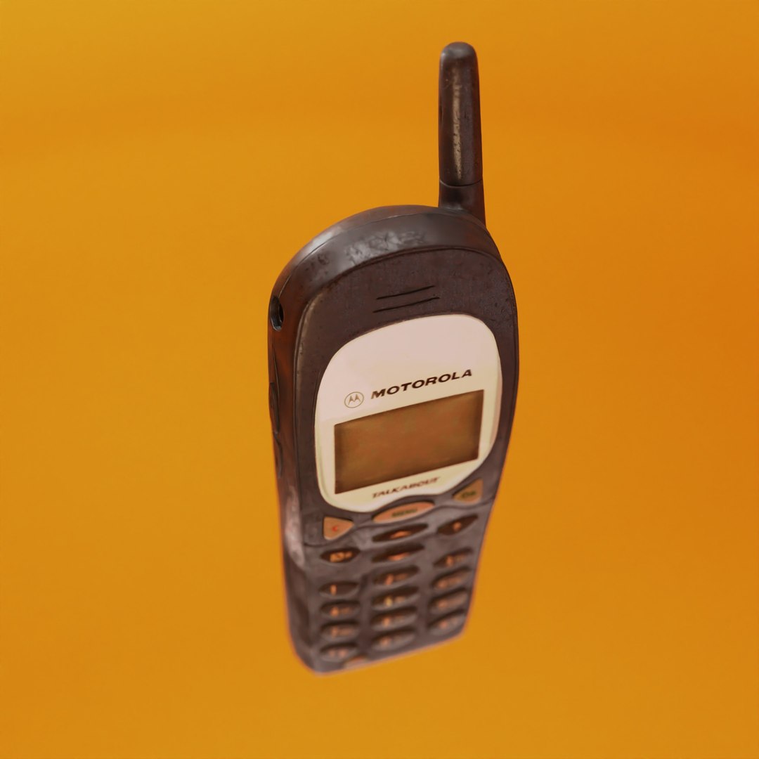 3D Motorola talkabout 2000s telephone - TurboSquid 2047974