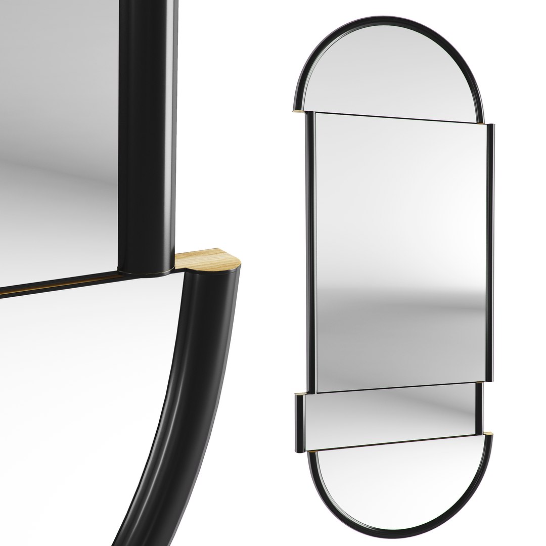 Split Mirror Long 3D Model - TurboSquid 1650844