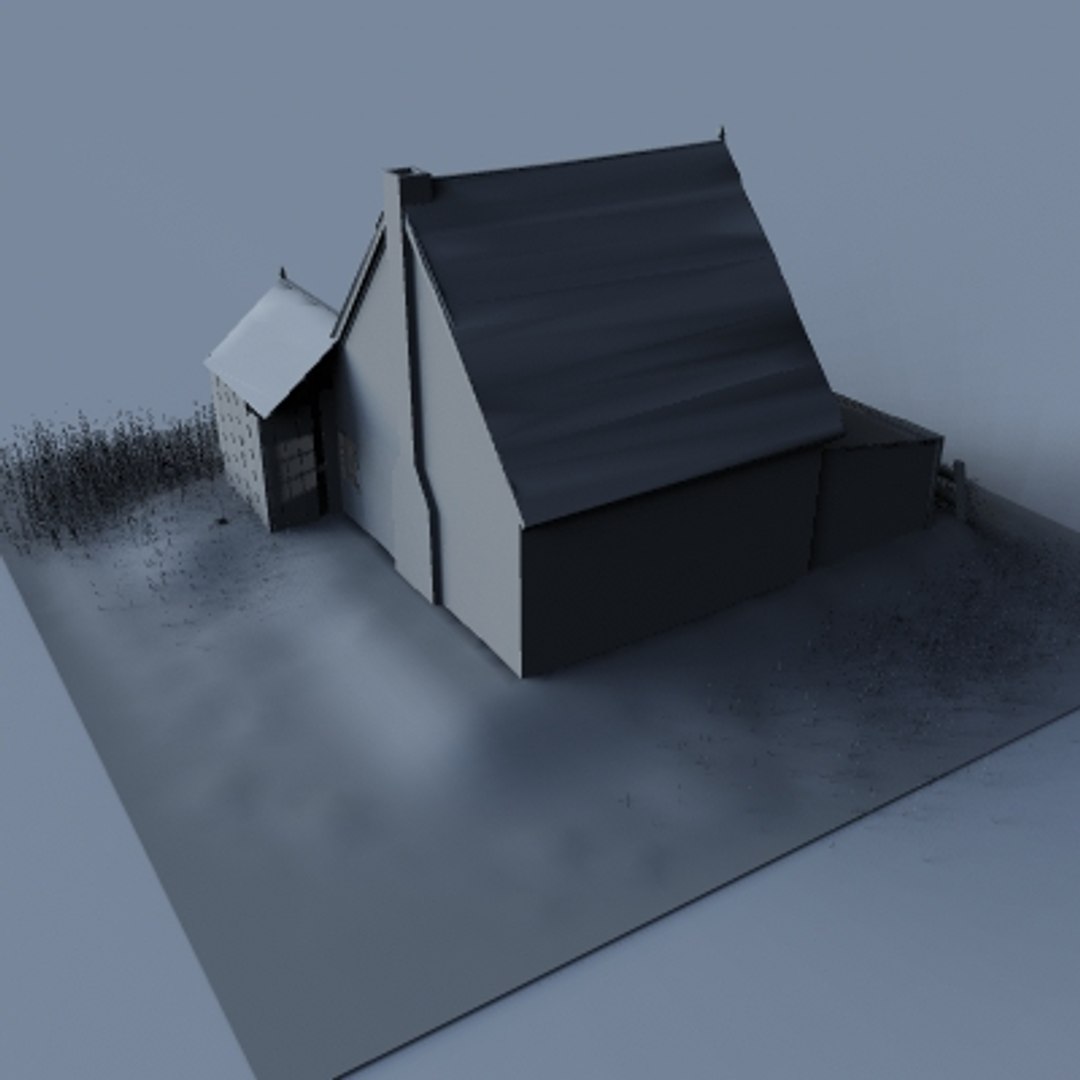 3ds max farm house abandoned