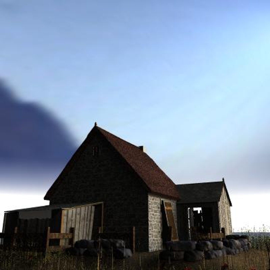3ds max farm house abandoned
