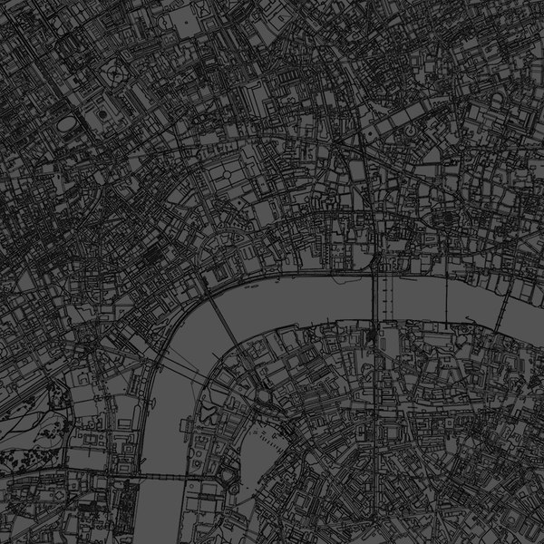 3D London city map - TurboSquid 1823589