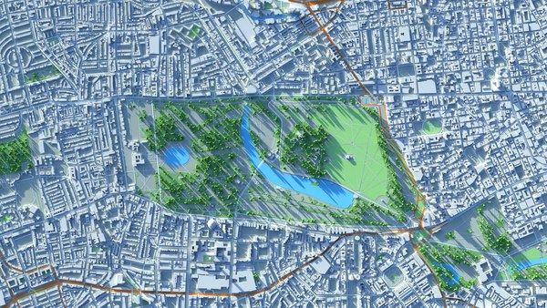 3D London city map - TurboSquid 1823589