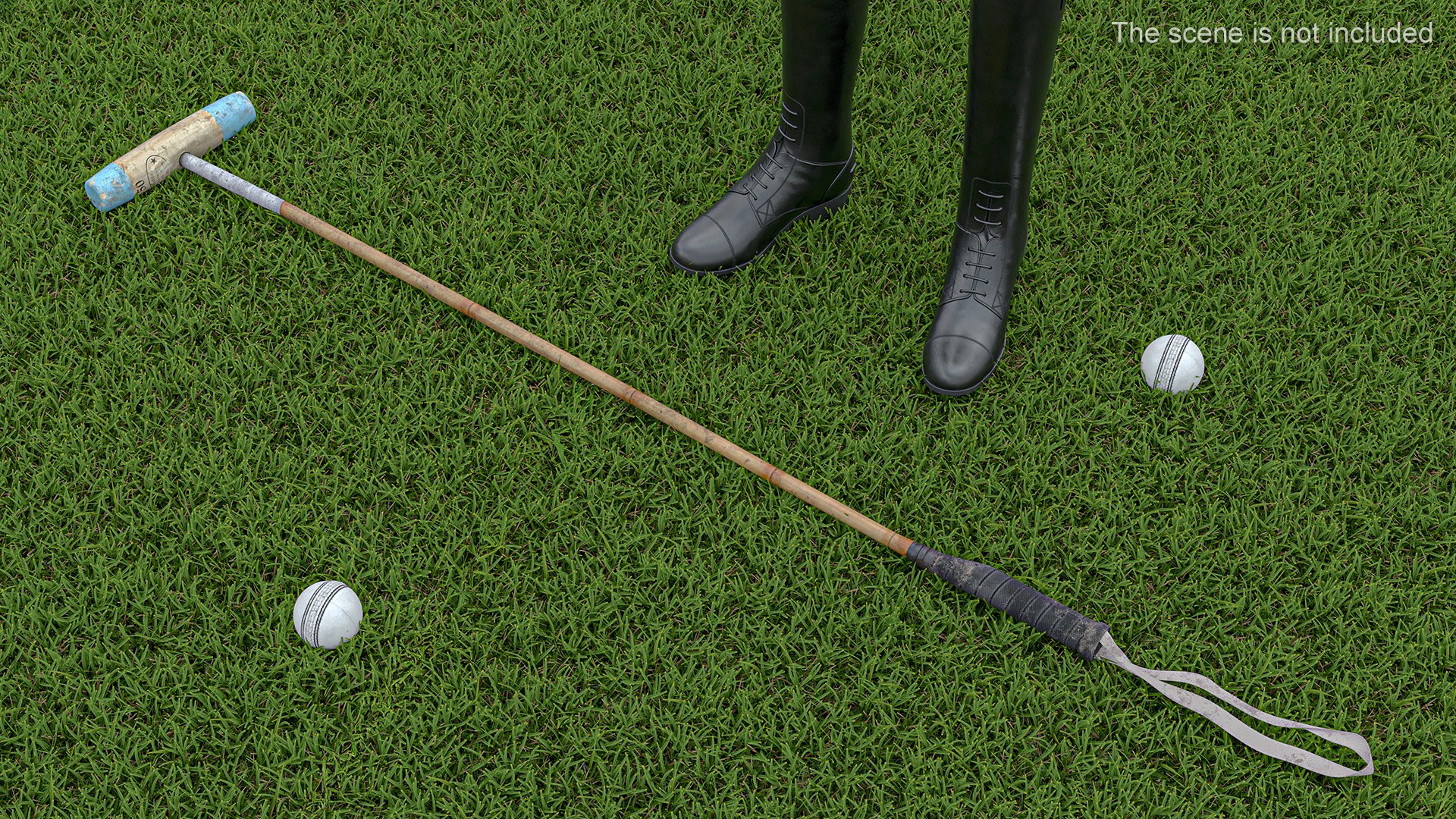 3D Polo Equipment Mallet Used - TurboSquid 2268594