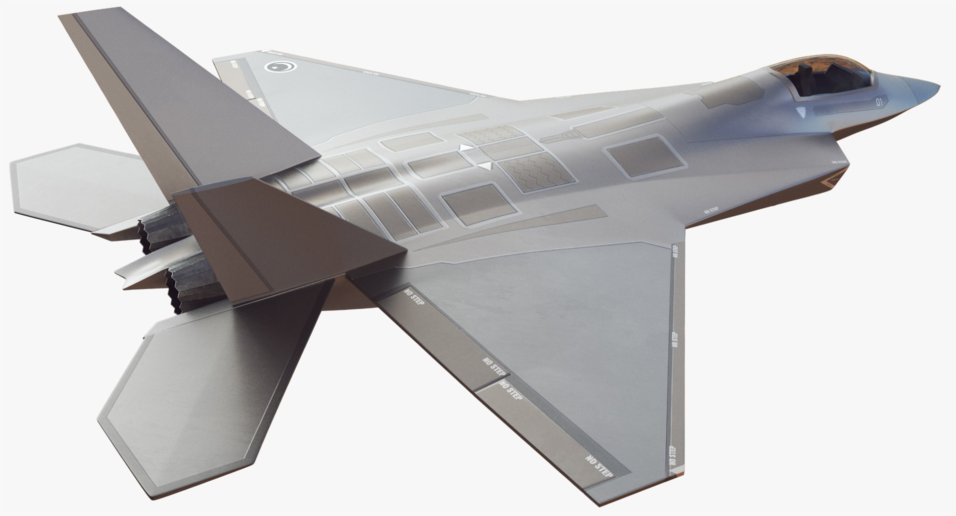 Concept Future Turkish Tf-x 3D Model - TurboSquid 1432830