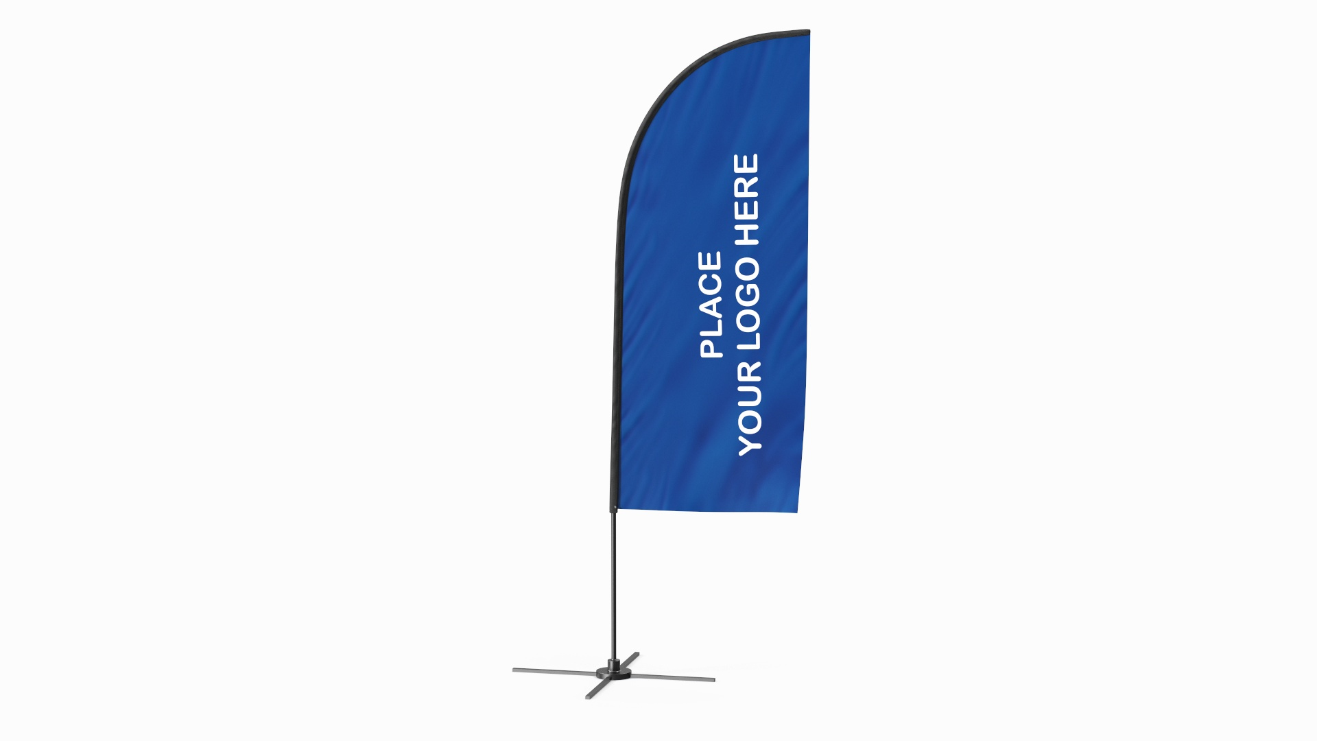 Feather Advertising Flag Banner Stand 3D Model - TurboSquid 2235894