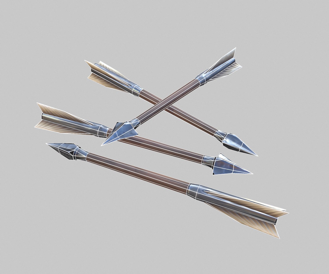 Cartoon Arrow Model - TurboSquid 1272583