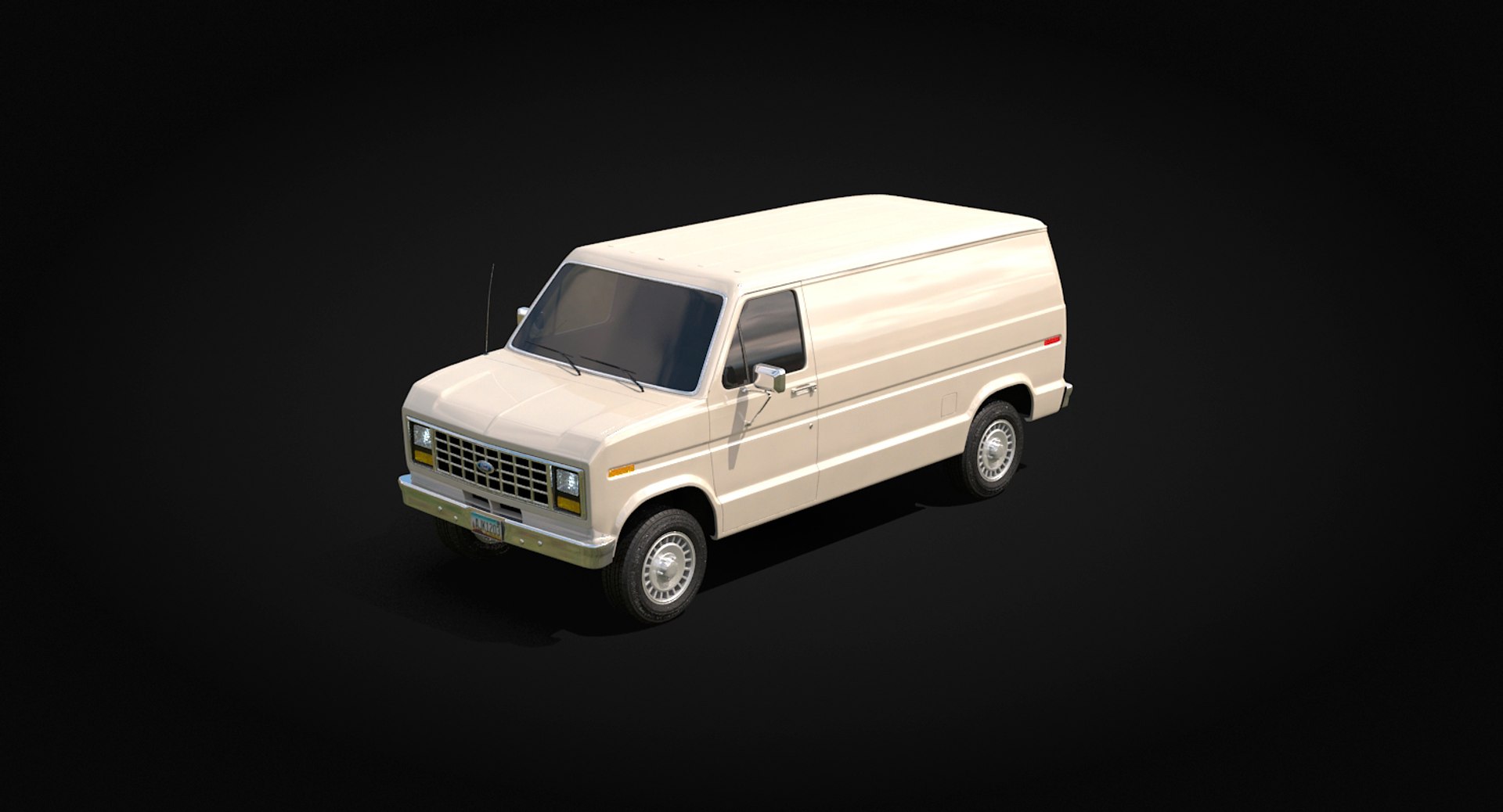 Econoline e 3D model - TurboSquid 1219546