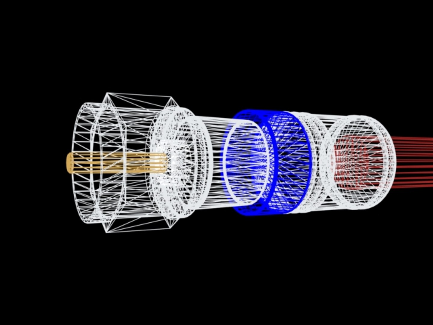 F Connector Cable 3d Model