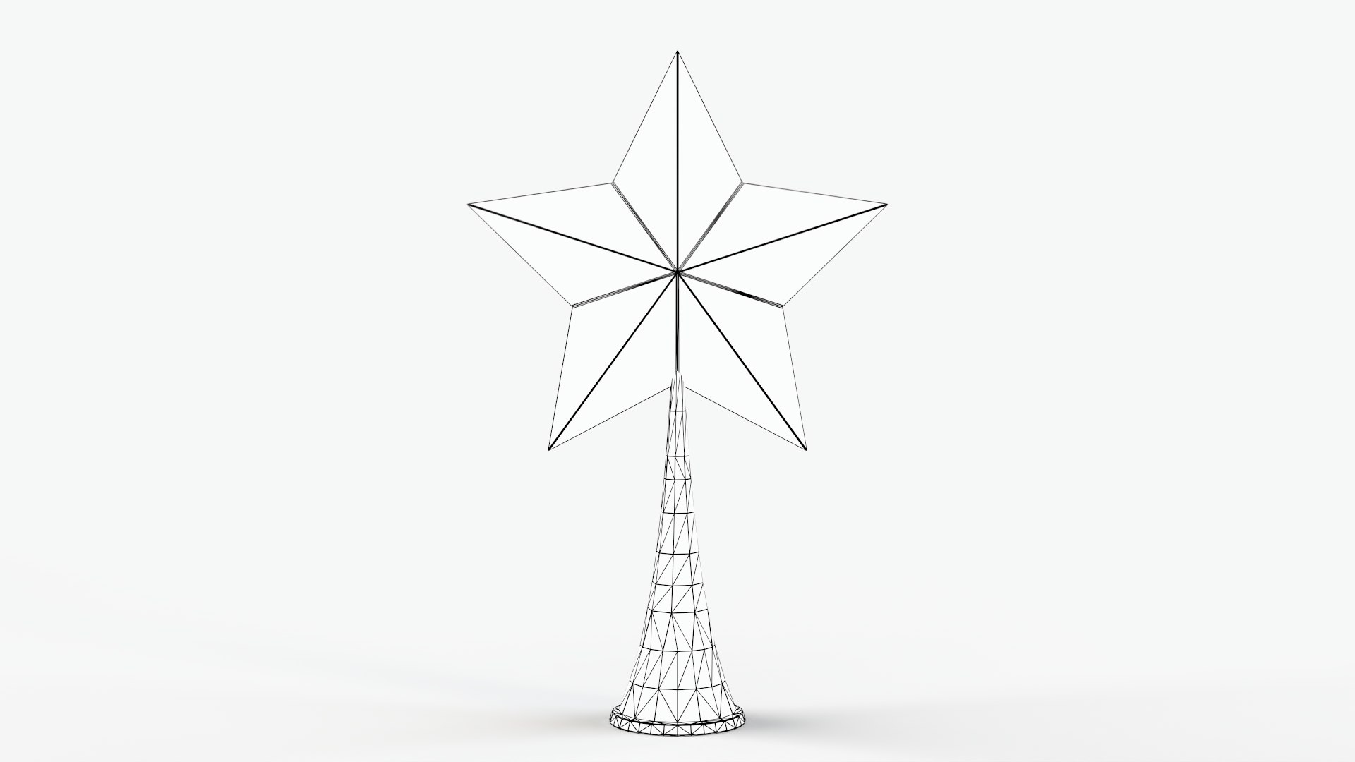 3D Model Christmas Star V1 With 2 Mesh 3 Skin And 3 Colors All In 4K ...