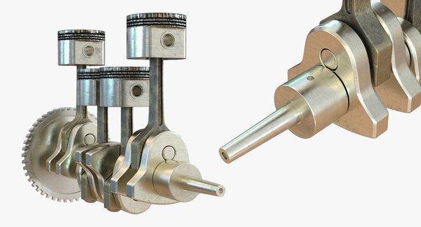 3D engine parts - TurboSquid 1350214