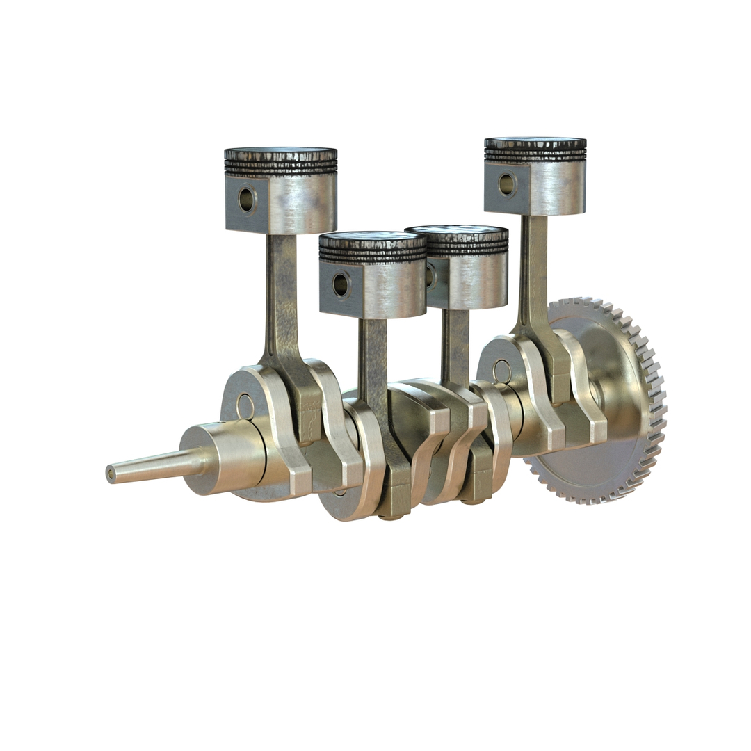3D engine parts - TurboSquid 1350214