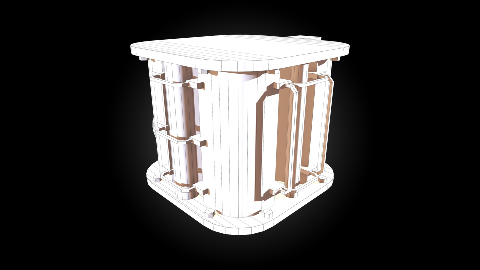 Column Body B 3D Model - TurboSquid 1804568