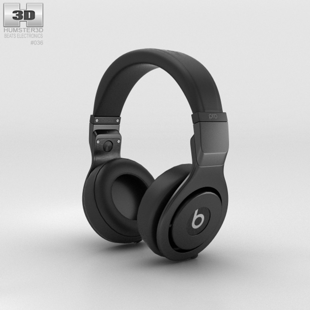 Beats pro over-ear 3D - TurboSquid 1247602