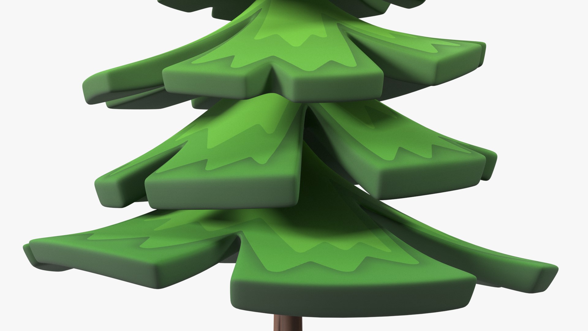 Fur Tree Cartoon Style Handpaint Texture 3D Model - TurboSquid 2170104