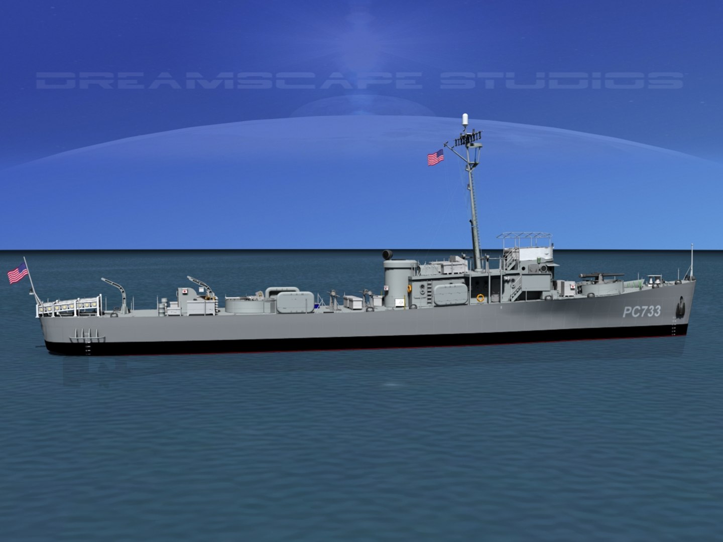 3d model pcs submarine chasers