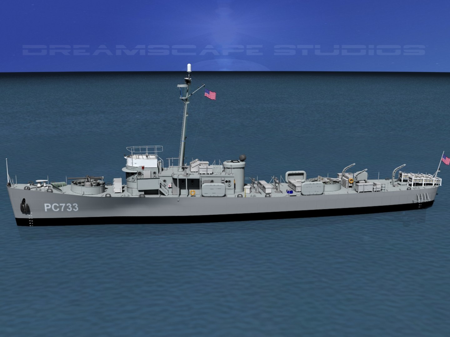 3d model pcs submarine chasers