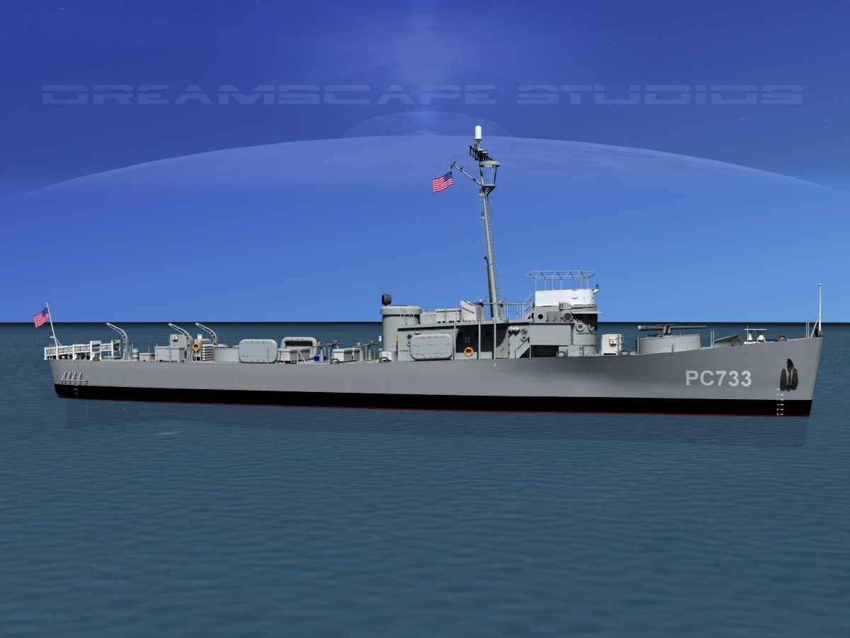 3d model pcs submarine chasers