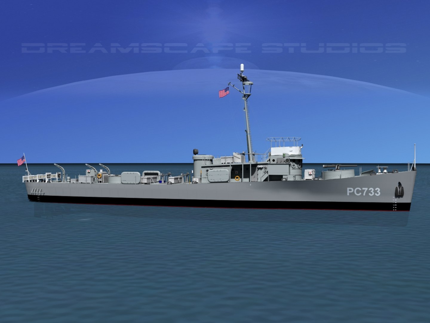 3d model pcs submarine chasers