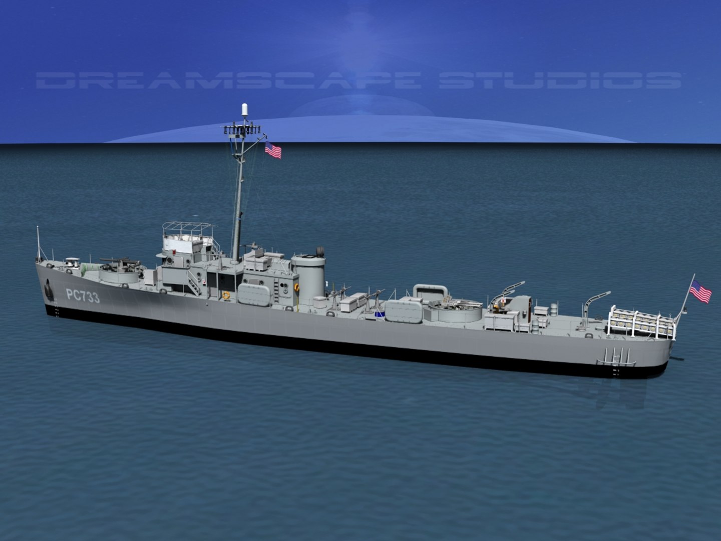 3d model pcs submarine chasers